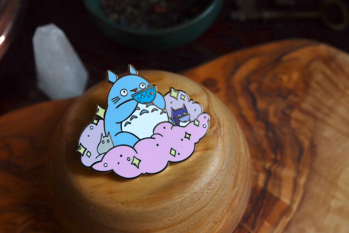 Totoro Magic Enamel Pin – Riddle's Tea Shoppe