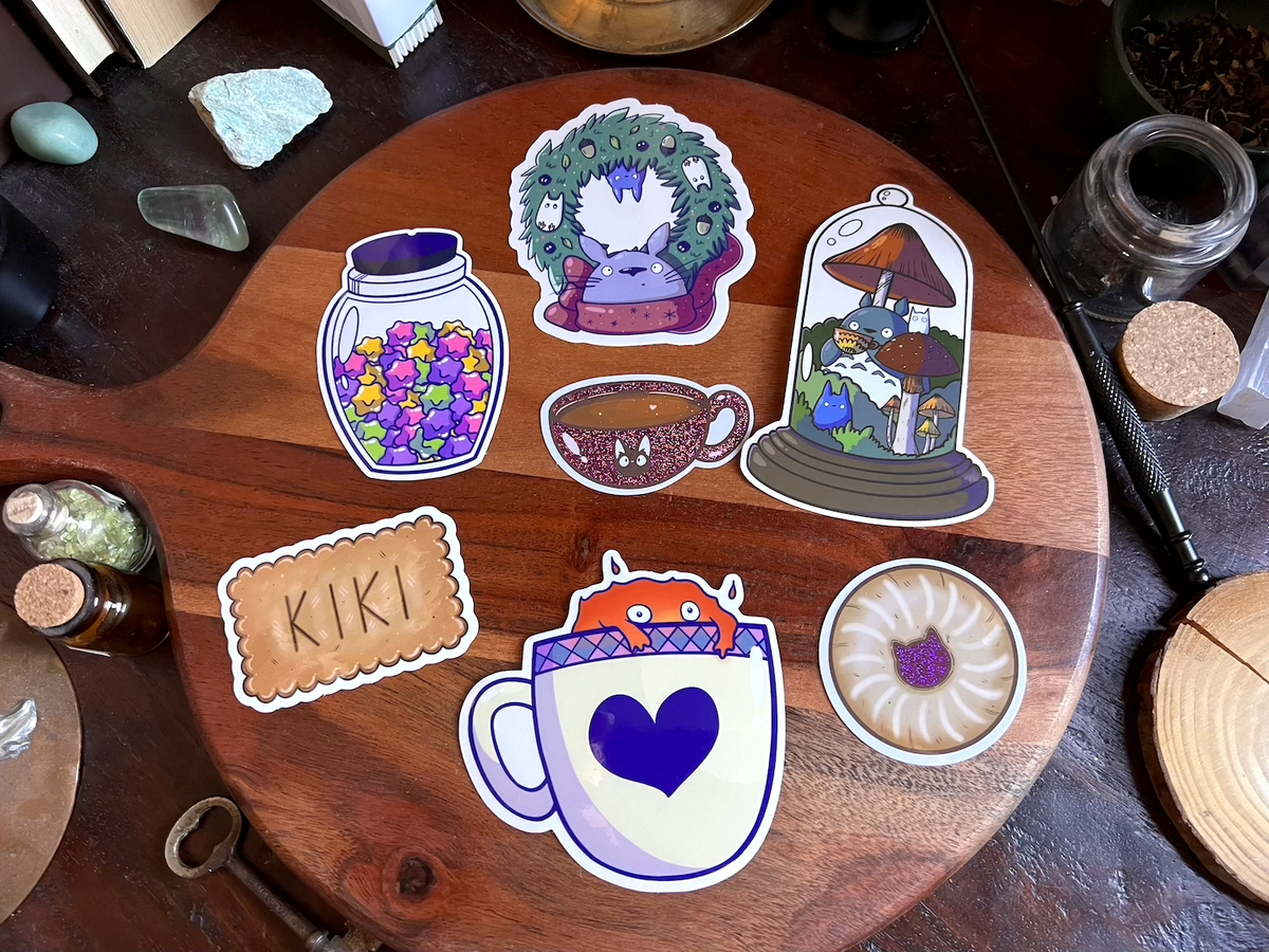 Ghibli Sticker Bundle – Riddle's Tea Shoppe
