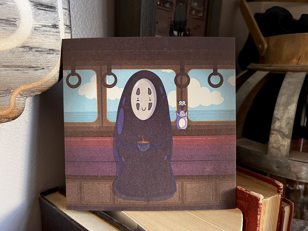 No-Face Tea Train Print – Riddle's Tea Shoppe
